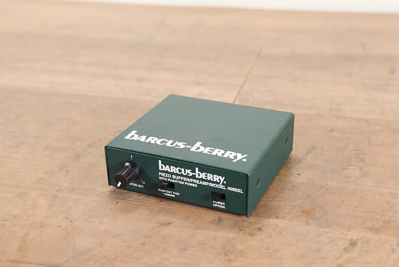 Barcus-Berry 4000XL Piezo Buffer/Preamp (No Pickup) (church | Reverb