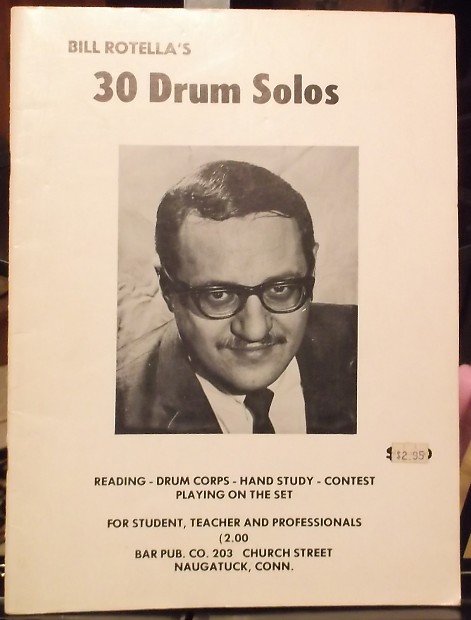 Bill Rotella 30 Drum Solos 1970 | Reverb