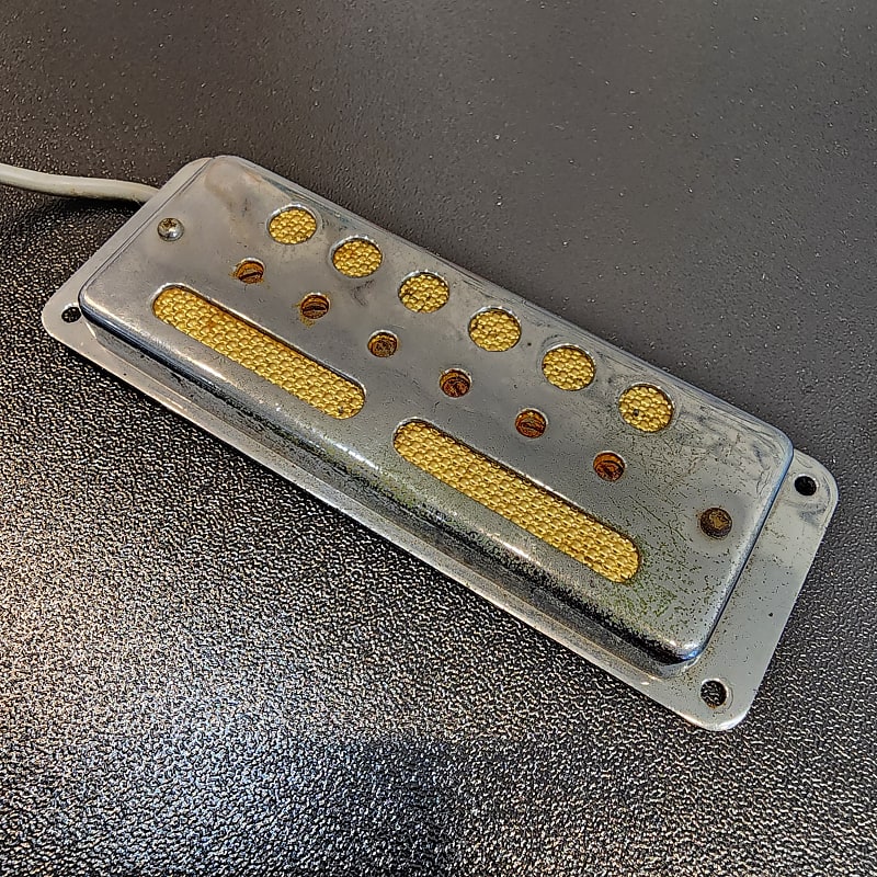 Teisco Foil Pickup 1960s - Silver/Gold | Reverb