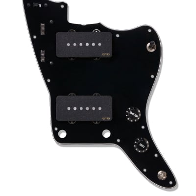 EMG JMaster Pickguard System Black Active Jazzmaster Pickups | Reverb