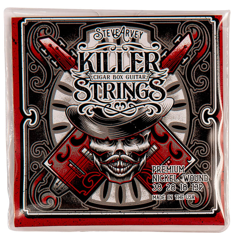 Killer Strings for Cigar Box Guitars - Set of 4 - Light | Reverb