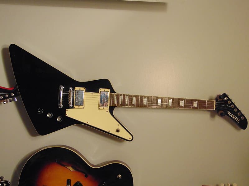 Hamer Standard XT Series (Explorer) black | Reverb