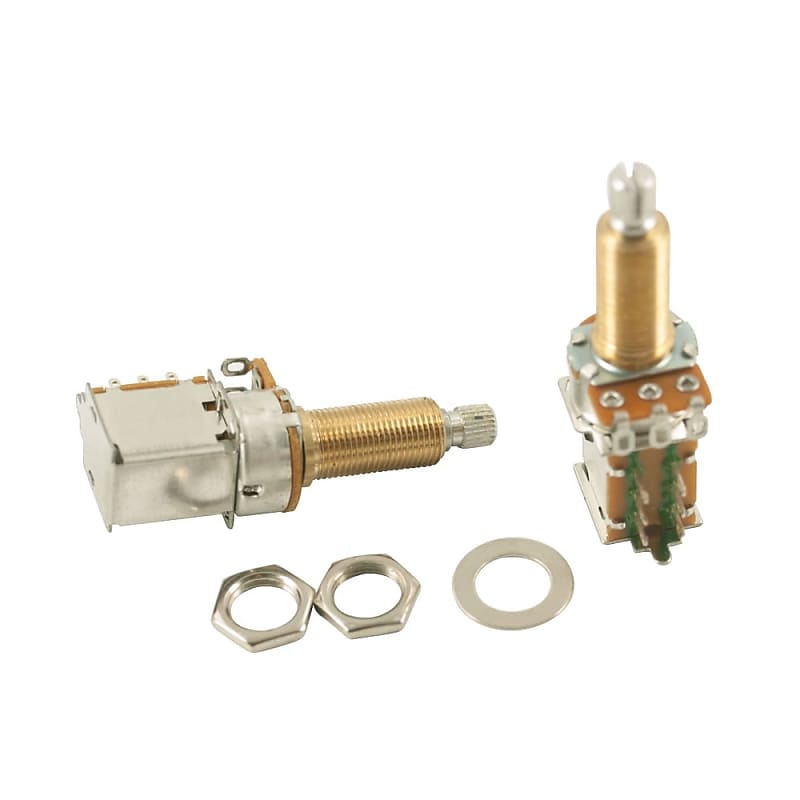 Pot Push Pull Long Shaft Audio Taper 500k With DPDT Switch | Reverb UK