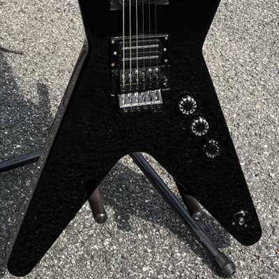 2007 Dean Dime Shadow ML W/Case Black Dimebag Darrell | Reverb