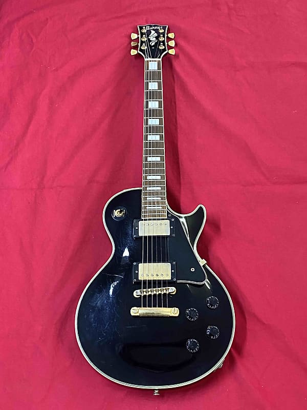 Burny RLC-55 Black LP Custom Type 1999 Electric Guitar | Reverb