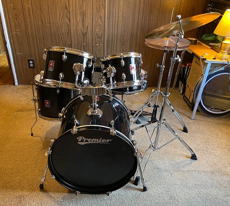 Premier Revolution Full 5pc Drum Kit Set 20" Bass Drum - | Reverb