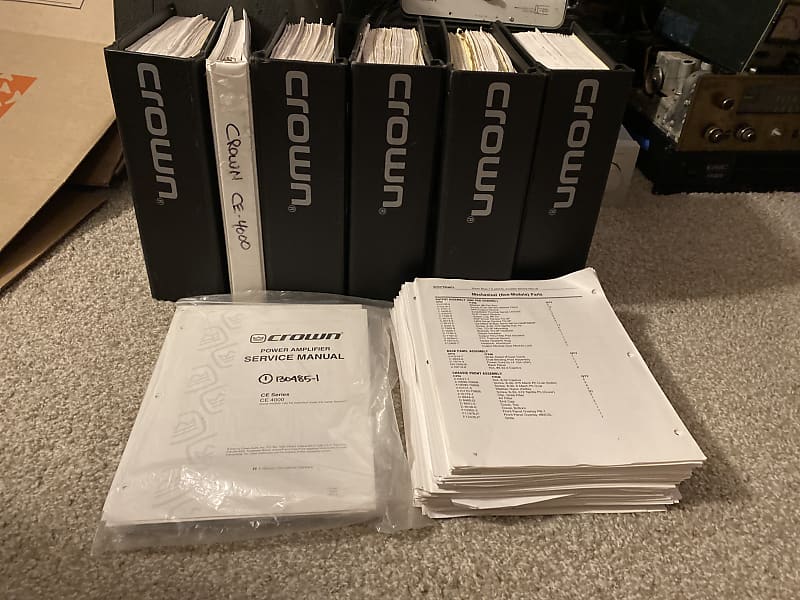 Crown Service Manuals/ Schematics | Reverb
