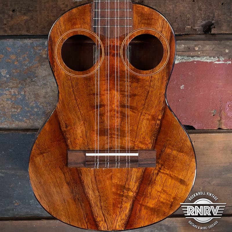 Mele 8-String Ukulele 2000's - Natural Mahogany | Reverb