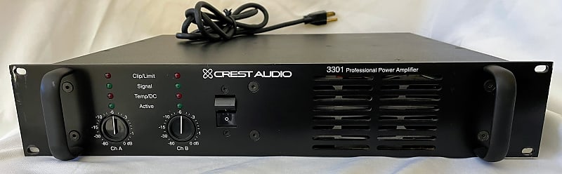 Crest Audio Pro Power Amp Model 3301 | Reverb