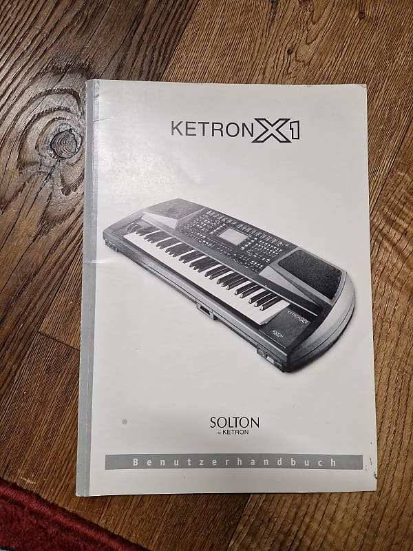 Ketron X1 User Manual German 2000s - Paper | Reverb