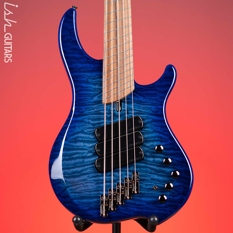 Dingwall Combustion 5-String Bass Indigoburst Pau Ferro | Reverb