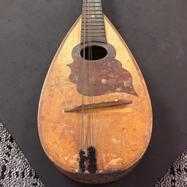 Early 1900s Vintage Pocket Mandolin- Needs Repair | Reverb