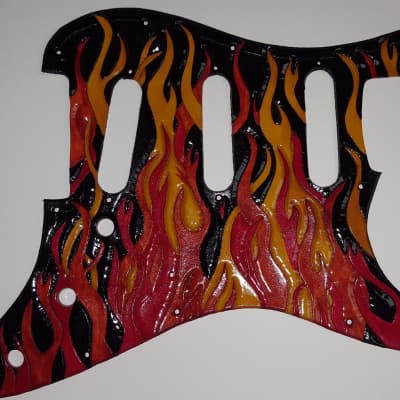 Leather pickguard Fits Fender Stratocaster 2019 | Reverb