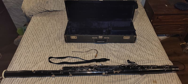 Used Black 1972 Fox Renard Model 41 Polypropylene Bassoon | Reverb