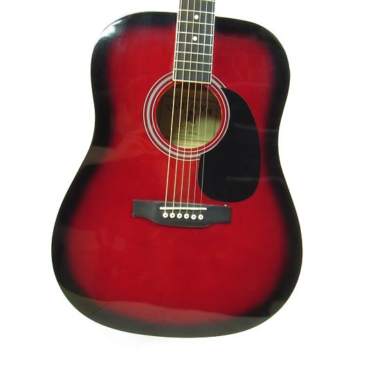 Indiana SCOUT Acoustic Guitar Red | Reverb