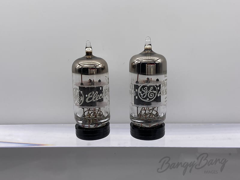 Matched Pair General Electric GE 12AT7/ECC81 Dual Triode | Reverb