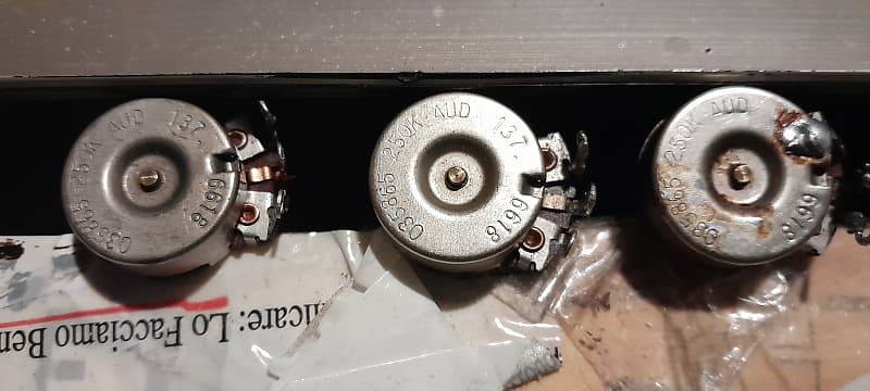 Set 1966 Pot Fender Stratocaster CTS 6618 | Reverb