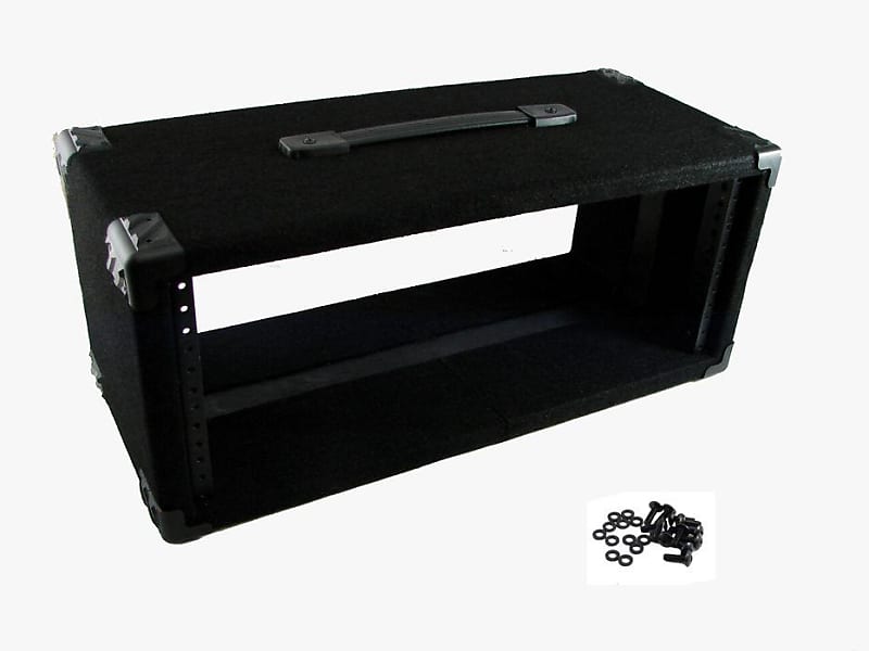 PROCRAFT 4U 9" Deep Rack Case in Black Carpet Wrap - Top | Reverb