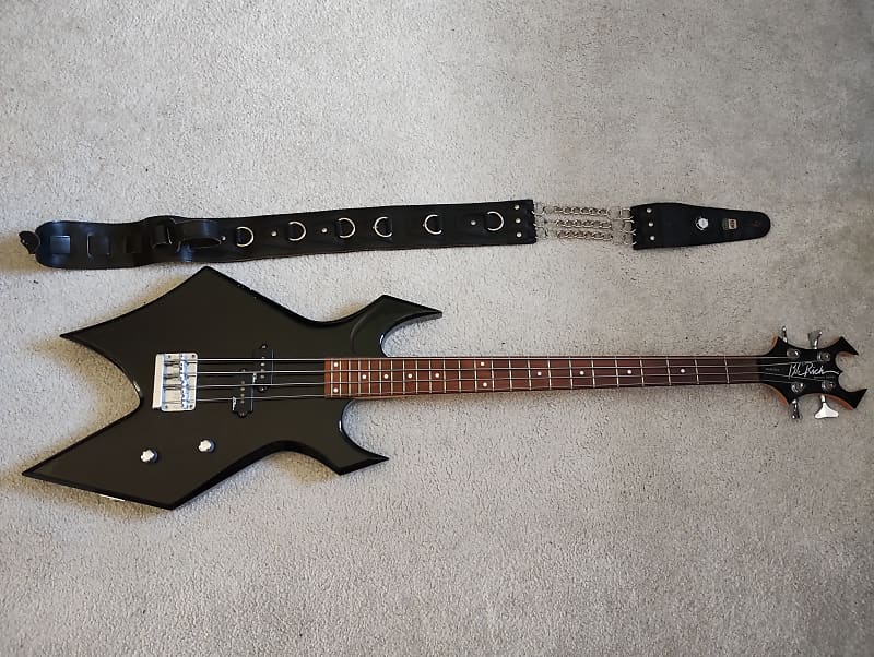 B.C. Rich Warlock Bronze Series bass + custom hard case [ | Reverb