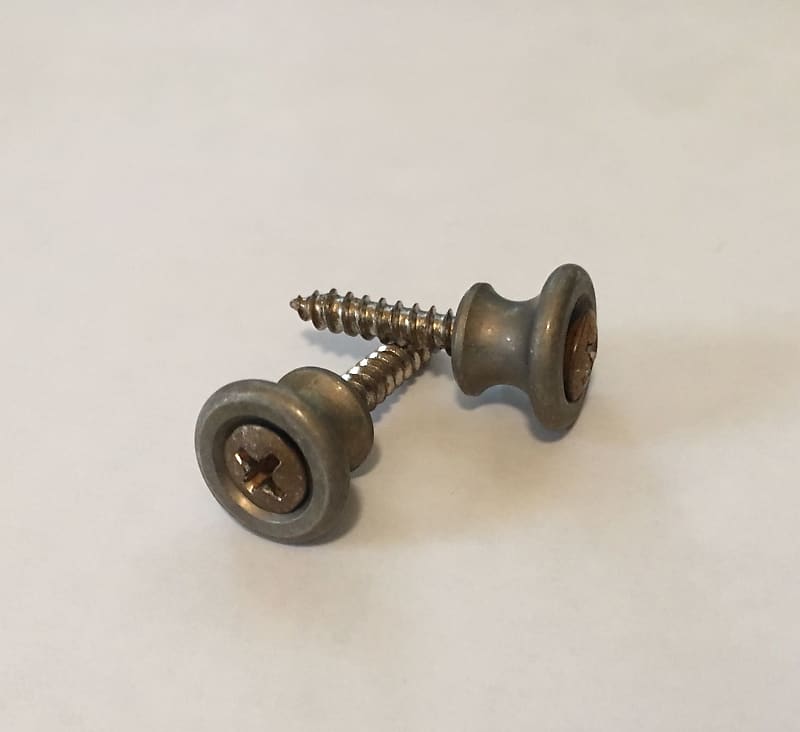 Aged Strap Buttons for Gibson SG Les Paul ES Relic 355 | Reverb