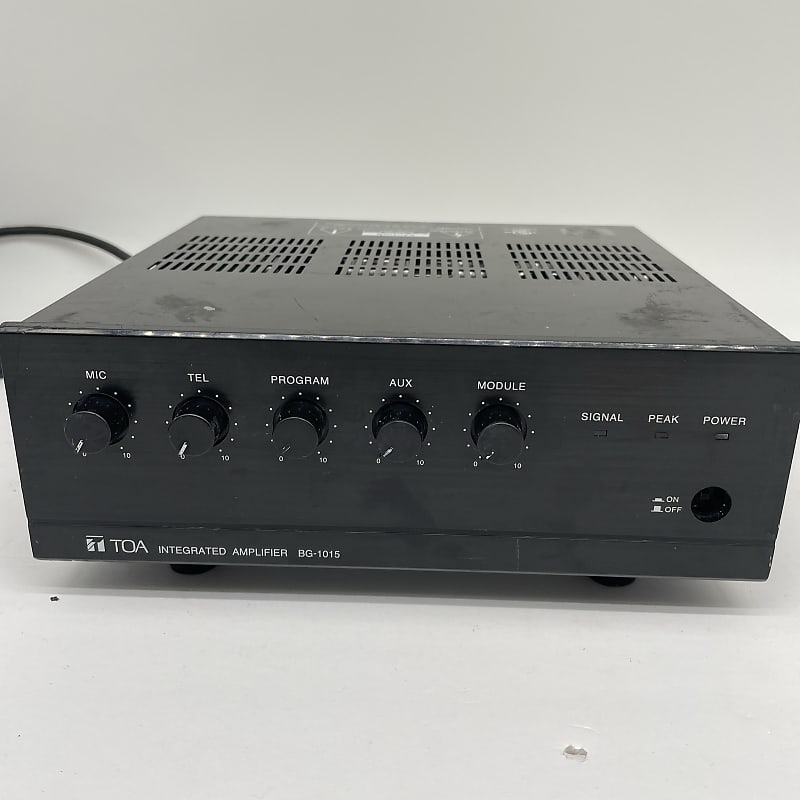 TOA Integrated Amplifier BG-1015 TESTED READ | Reverb