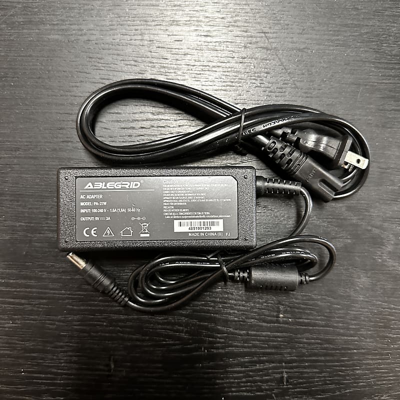 AbleGrid 27W 9 Volt 3A AC/DC Adapter Charger | Reverb