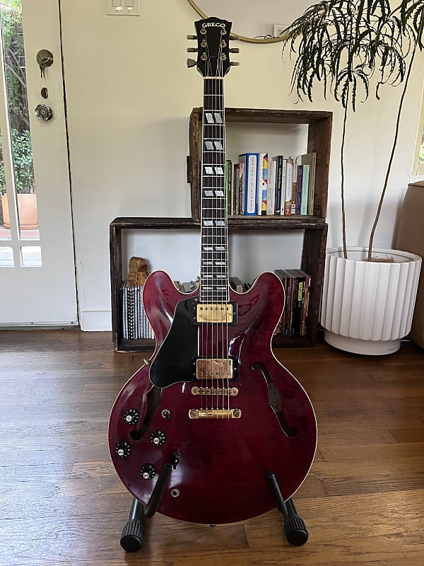 Vintage Greco SA800 1979 - Lefty Left Handed 335 345 Japan | Reverb