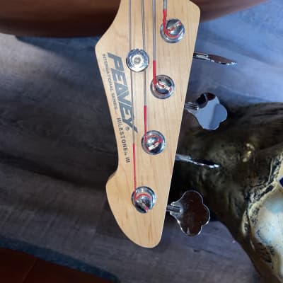 Peavey Milestone III 4-String Bass - Blue | Reverb