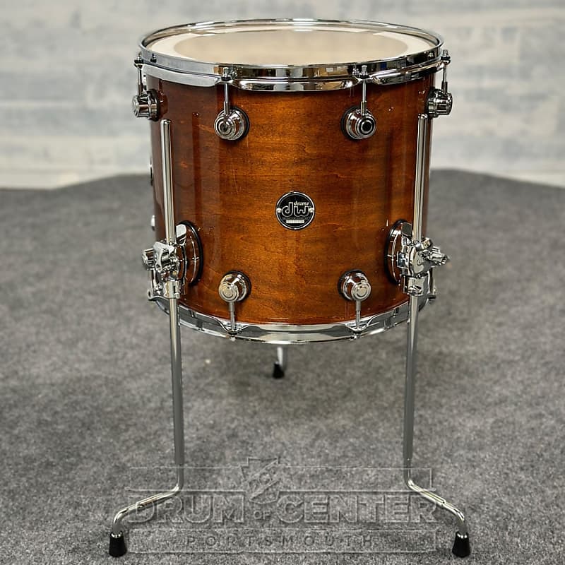 DW Performance Floor Tom 14x12 Walnut Lacquer - DCP | Reverb