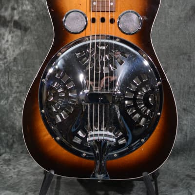 Dobro Model D 60 Square neck Resonator USA Made w Deluxe | Reverb