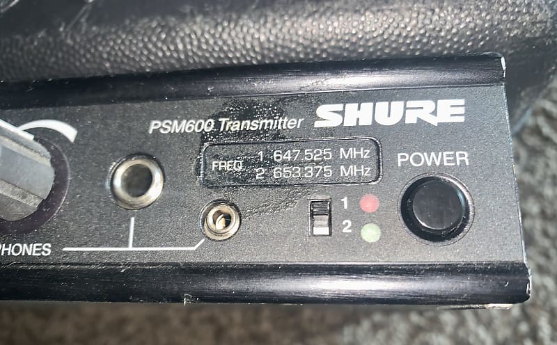 Shure PSM600 Psm 600 p6t ha Wireless in ears monitor system | Reverb