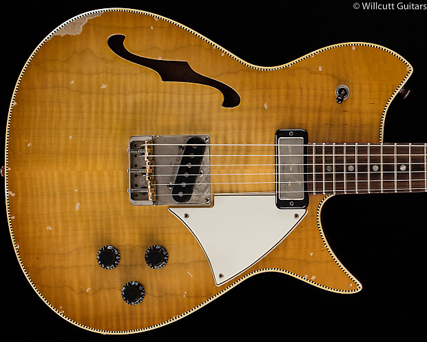 Fano RB6 Thinline Faded Iced Tea Burst USED (827) | Reverb