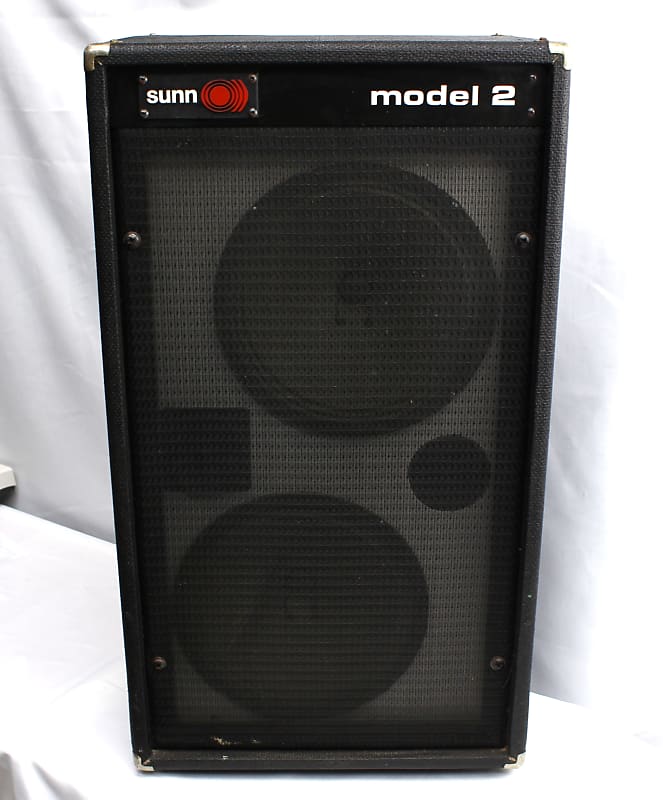 Vintage 1970s SUNN Model 2 Red Label Guitar Amplifier Speaker | Reverb