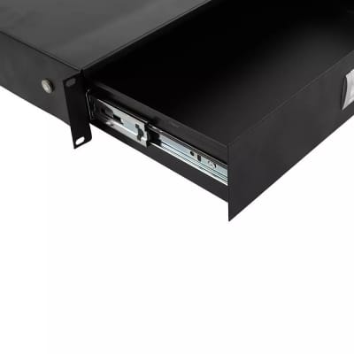 19 Inch Rack Mount 2U Locking Drawer Audio Dj Server Rack | Reverb