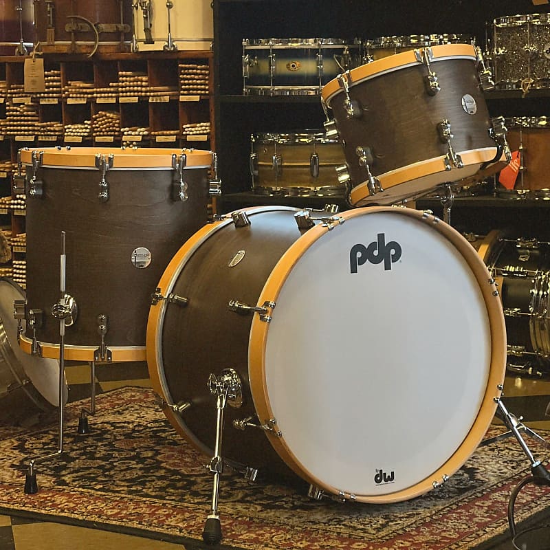 NEW PDP Concept Maple Classic in Satin Walnut w/ Natural Wood | Reverb