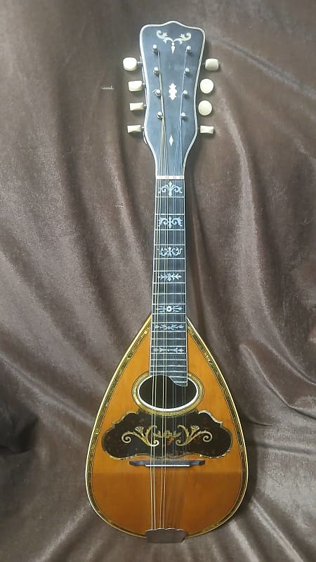 BEAUTIFUL BOWLBACK MANDOLIN WITH MOTHER OF PEARL INLAYS**SEE | Reverb