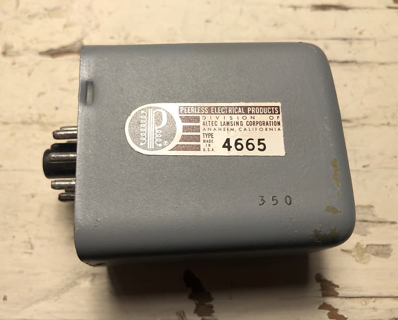 Altec Peerless Transformer 4665 Grey | Reverb Australia