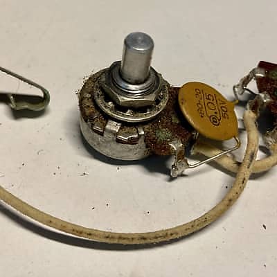 Vintage Fender USA 1966 P-Bass complete controls harness | Reverb