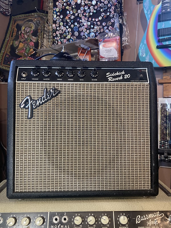 Fender Sidekick 20 Combo RARE MIJ 1980s - Black | Reverb
