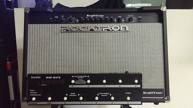 Rocktron Replitone 2x12 Amp & Midi Mate controller | Reverb