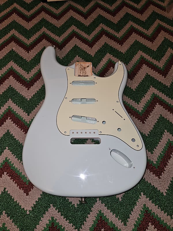 Warmoth Sonic Blue Stratocaster Swamp Ash Body 2021 - Sonic | Reverb