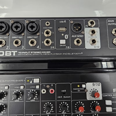 Peavey PV10BT 10-channel mixer with USB interface, digital | Reverb