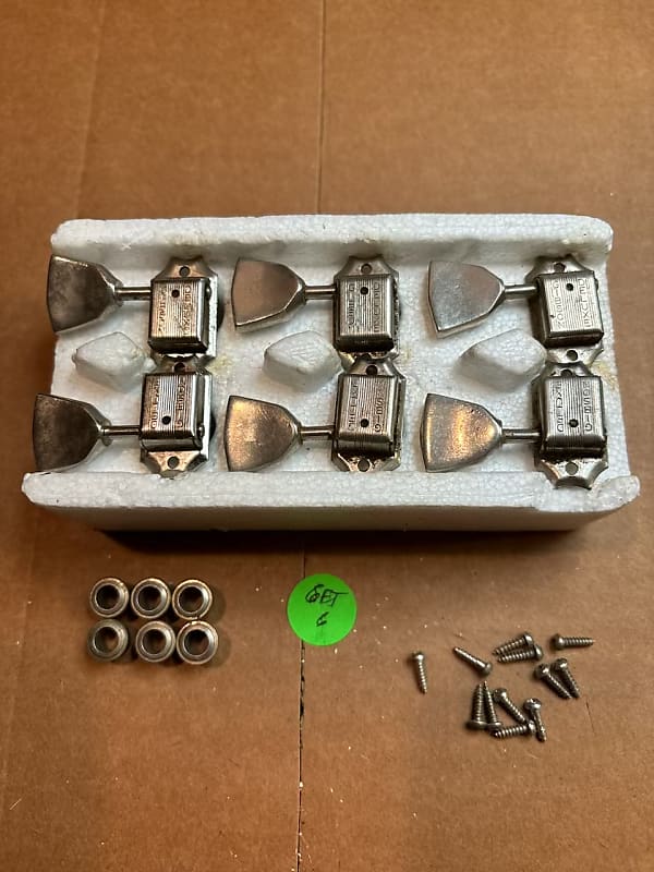 Kluson Gibson Deluxe Double Line Tuners Metal Keystone | Reverb