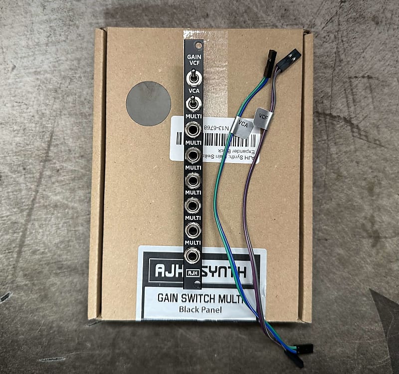 AJH Synth MiniMod Gain Switch Multi (Dark Edition) | Reverb