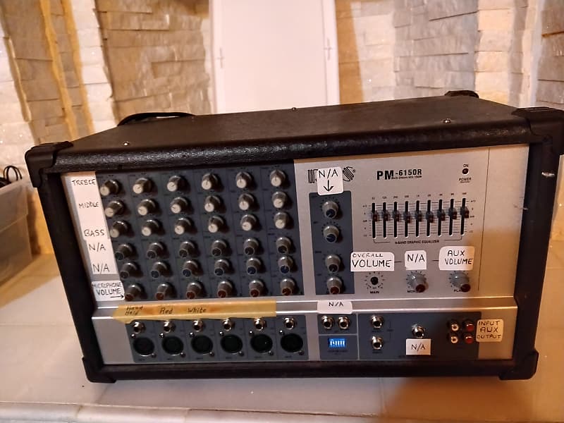 PM Mixer 6 Channel - Model 6150 Multi Effects - 150 Watts | Reverb