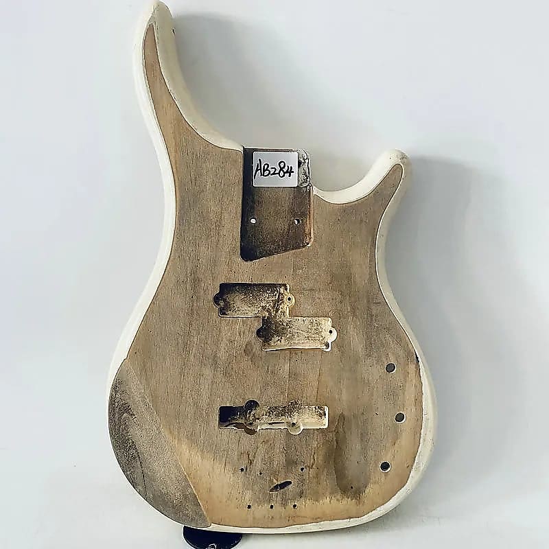 Custom Solid Basswood Precision Style Bass Body DIY Project | Reverb