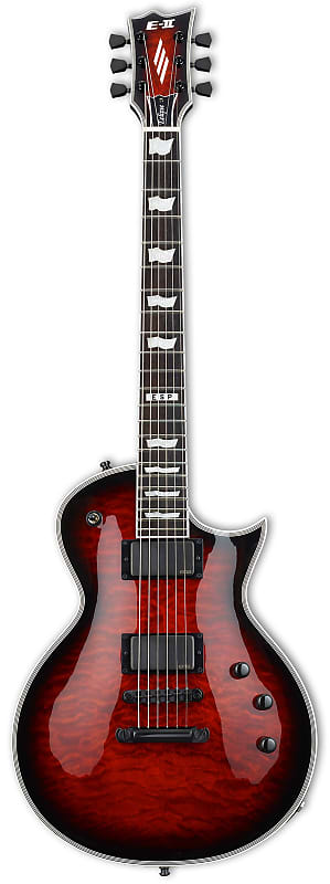 ESP E-II Eclipse See Thru Black Cherry Sunburst | Reverb