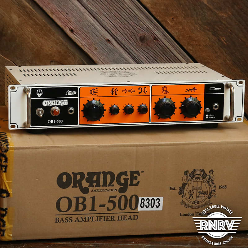 Orange OB1-500 500-watt Class A/B Rackmountable Bass Head | Reverb