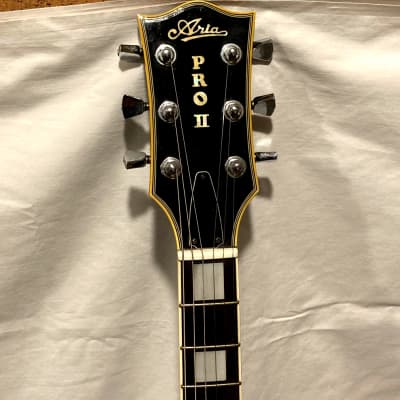 1977 Aria Pro II Les Paul Custom LC, Set Neck, Made in Japan, | Reverb