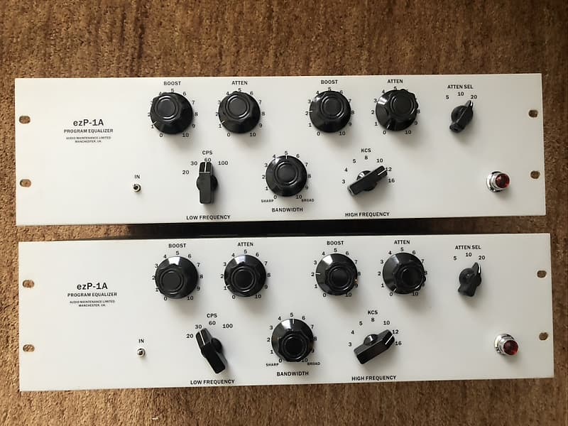 AML ezP-1A Pultec Style EQ Pair - Mint Condition | Reverb